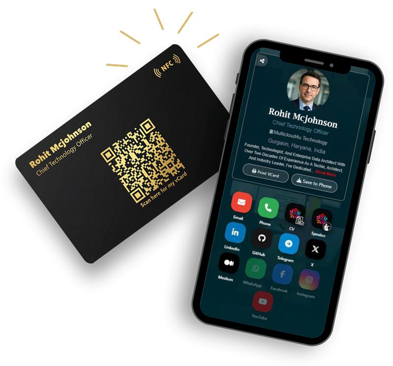 NFC Digital Business Card | Smart V-Card – 5thir
