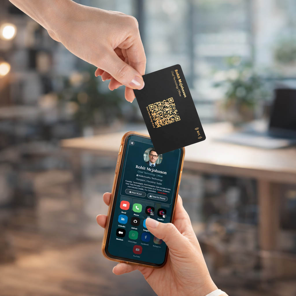 NFC Digital Business Card | Smart V-Card – 5thir